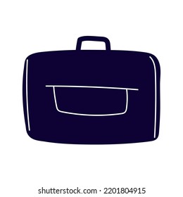 Briefcase Line Art Drawing Style Stock Vector (Royalty Free) 2201804915 ...