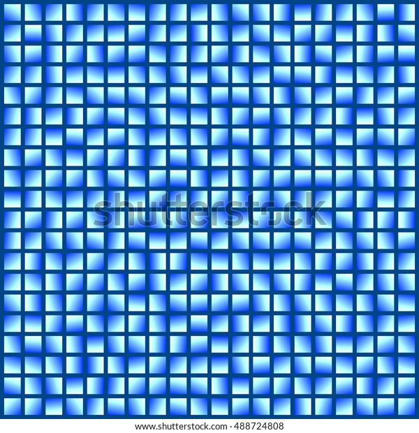 Bright Blue Squares On Dark Background Stock Vector (Royalty Free ...