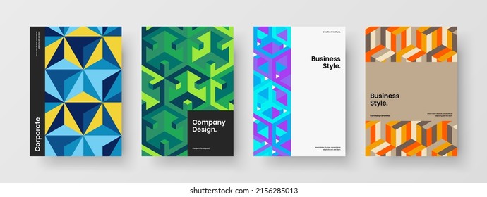 Bright Book Cover A4 Vector Design Stock Vector (Royalty Free ...