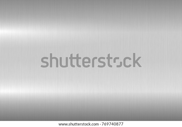 Bright Brushed Metallic Texture Background Shiny Stock Vector (Royalty ...