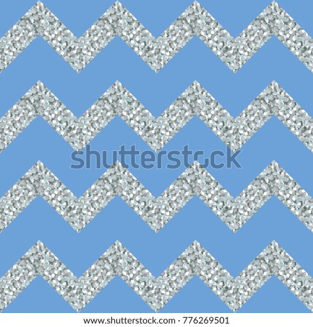 Bright Chevron Silver Glitter On Sky เวกเตอร์สต็อก (ปลอดค่าลิขสิทธิ์) 776269501 - Shutterstock