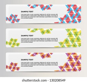 Bright Colors Banners Stock Vector (Royalty Free) 130208549 | Shutterstock