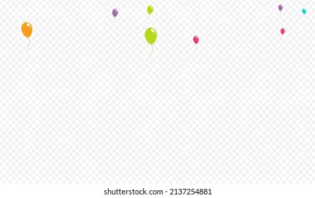 Bright Decoration Balloon Vector Transparent Background 库存矢量图（免版税 ...