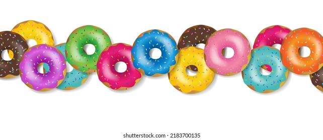 3,159 Donut border vector Images, Stock Photos & Vectors | Shutterstock