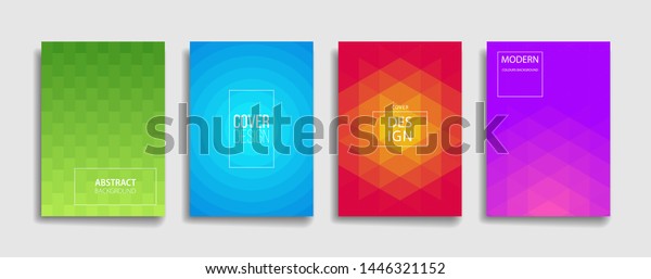 Bright Fresh Gradient Color Abstract Pattern Stock Vector (Royalty Free ...