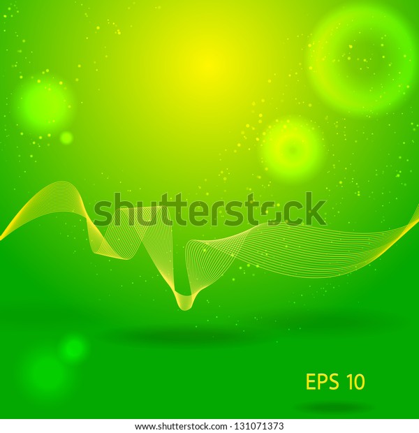 Bright Green Abstract Background Vector Illustration Stock Vector ...