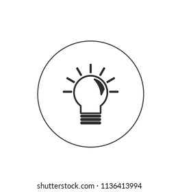 Bright Idea Vector Icon Stock Vector (Royalty Free) 1136413994 ...