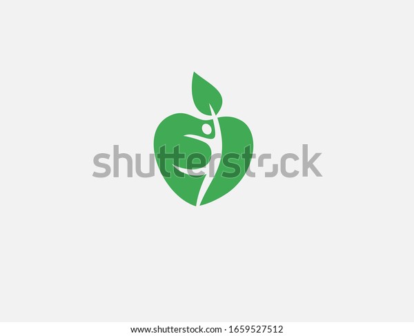 Bright Logo Icon Apple Human Figure: เวกเตอร์สต็อก (ปลอดค่าลิขสิทธิ์ ...