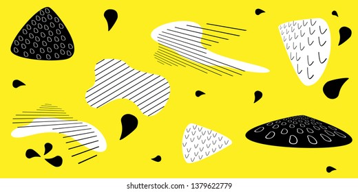 Bright Minimalist Background Abstract Acidity Drawing Stock Vector ...