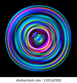 Bright Motley Multicolored Rotating Disk Vector Stock Vector (Royalty ...