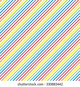 Bright Rainbow Diagonal Background Seamless Vector Stock Vector ...