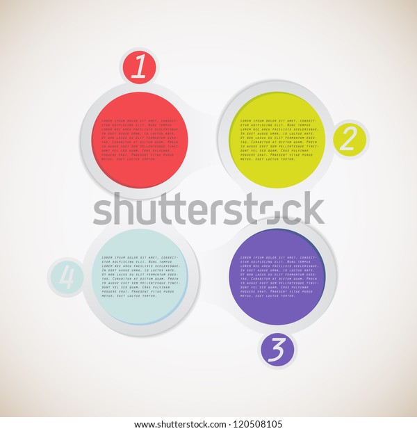 Bright Retro Poster Stock Vector (Royalty Free) 120508105
