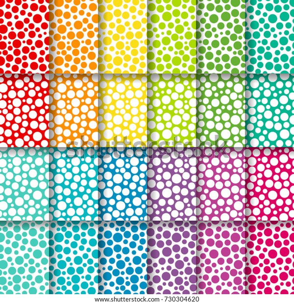 Bright Set Bubbles Background Pattern Vectors Stock Vector (Royalty ...