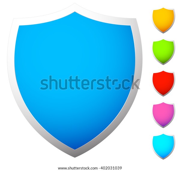 Bright Shield Icon Templates Stock Vector (Royalty Free) 402031039 ...