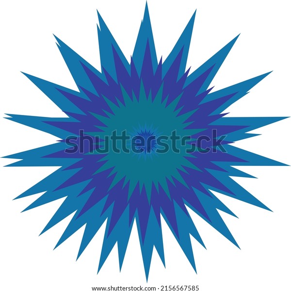 Bright Shining Blue Star Vector File Stock Vector (Royalty Free ...