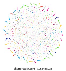 Bright Spoon Sparkler Cluster Vector Cluster Stock Vector (Royalty Free ...