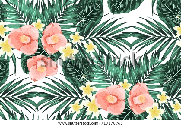 Bright Summer Seamless Pattern Texture Green Stock Vector (Royalty Free ...
