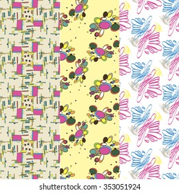Bright Texture Cheerful Mood Stock Vector (Royalty Free) 353051924 ...