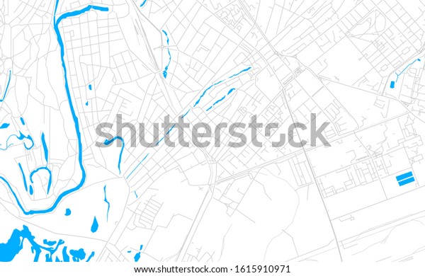 Bright Vector Map Engels Russia Fine Stock Vector (Royalty Free ...