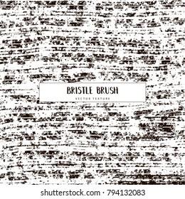 Bristle Brush Painted Grunge Texture Stock Vector (Royalty Free ...