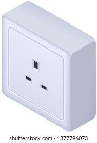 Electrical Outlet Uk Power Socket On Stock Photo 602376290 | Shutterstock