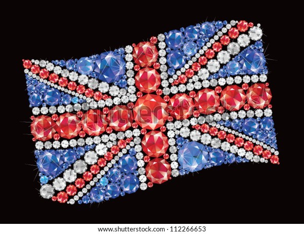 British Flag Diamonds Stock Vector (Royalty Free) 112266653 | Shutterstock