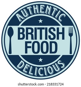 British Food Label Stock Vector (Royalty Free) 218331724 | Shutterstock