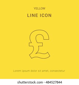 British Pound Bright Red Material Designed: เวกเตอร์สต็อก (ปลอดค่า ...