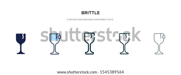 Brittle Icon Different Style Vector Illustration Stock Vector (Royalty ...