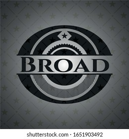 Broad Dark Icon Emblem Vector Illustration Stock Vector (Royalty Free ...