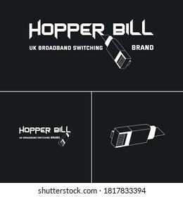 Broadband Cable Connector Logo Design Stock Vector (Royalty Free ...