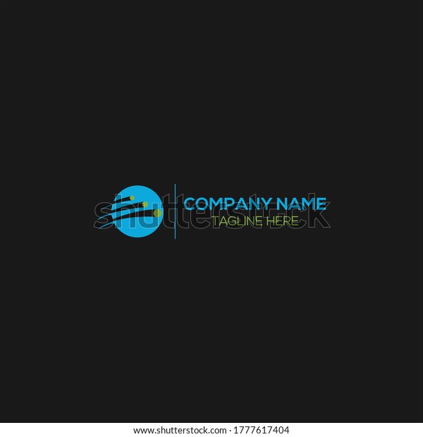 Broadbrand Line Cable Logo Design Stock Vector (Royalty Free ...