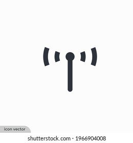 Broadcast Icon Symbol Logo Template Stock Vector (Royalty Free ...