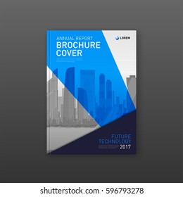 Brochure Cover Design Template Construction Real Stock Vector (Royalty ...
