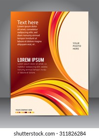 Brochure Design Content Background Design Layout Stock Vector (Royalty ...