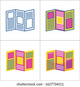 Brochure Element Illustration Different Design Style Stock Vector ...