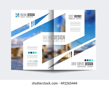 Brochure Template Flyer Design Depliant Cover Stock Vector (Royalty ...
