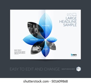 Brochure Template Layout Collection Cover Design Stock Vector (Royalty ...