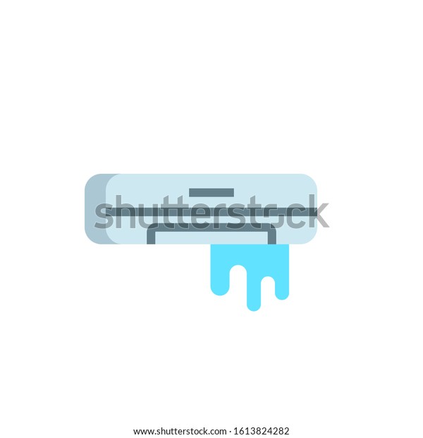 Broken Air Conditioner Icon Clipart Image Stock Vector (Royalty Free ...