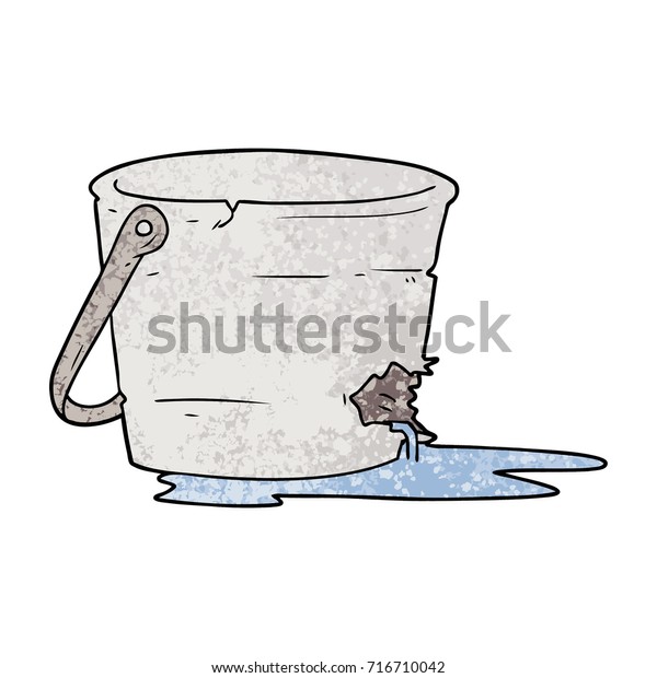 Broken Bucket Cartoon Stock Vector (Royalty Free) 716710042 | Shutterstock