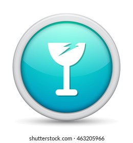 Broken Glass Icon Stock Vector (Royalty Free) 1328960363