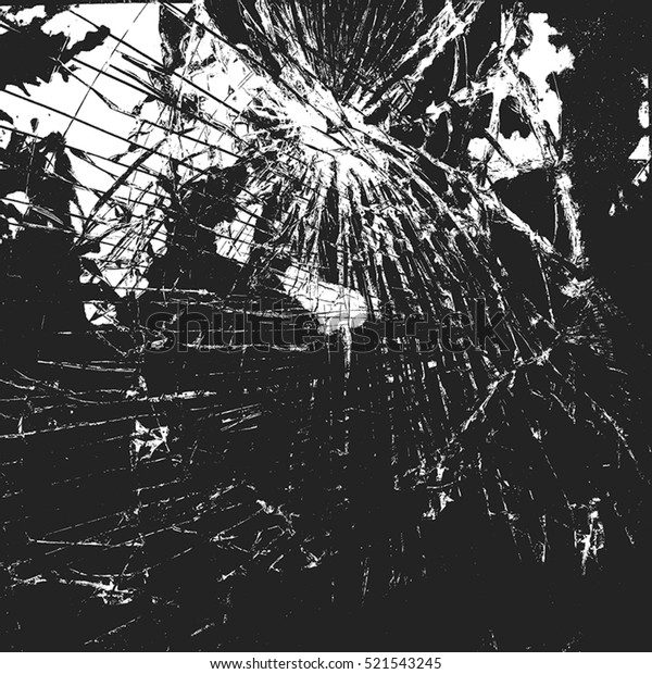 Broken Glass Overlay Texture Your Design: เวกเตอร์สต็อก (ปลอดค่า ...