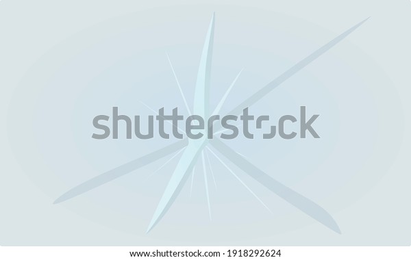 Broken Glass Sign Vector Illustration Stock Vector (Royalty Free ...