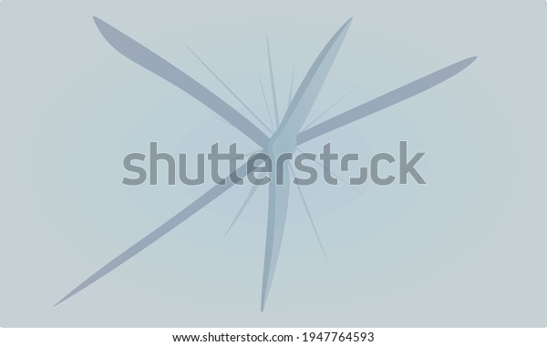 Broken Glass Sign Vector Illustration Stock Vector (Royalty Free ...