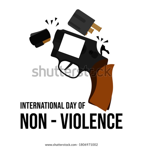 Broken Gun Vector Illustration Good Template Stock Vector (Royalty Free ...