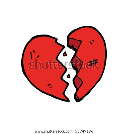 Shattered Heart Drawing | Free download on ClipArtMag