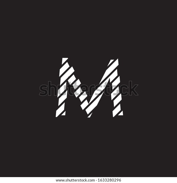 Broken Pieces Forming Letter M Stock Vector (Royalty Free) 1633280296 ...