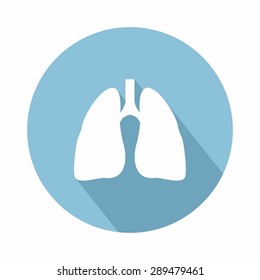 Bronchial System Human Lungs Icon Stock Vector (Royalty Free) 289479488