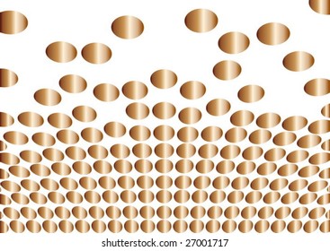 Bronze Dots Background Stock Vector (Royalty Free) 27001717 | Shutterstock