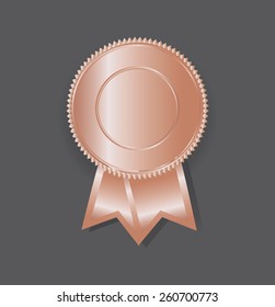 Bronze Medal Template Stock Vector (Royalty Free) 260700773 | Shutterstock